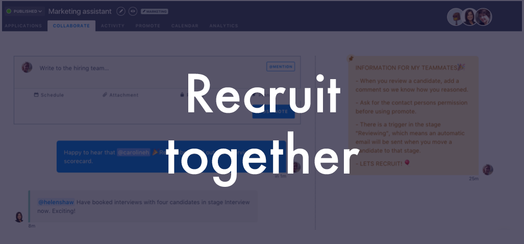 How to recruit together with your team | Teamtailor