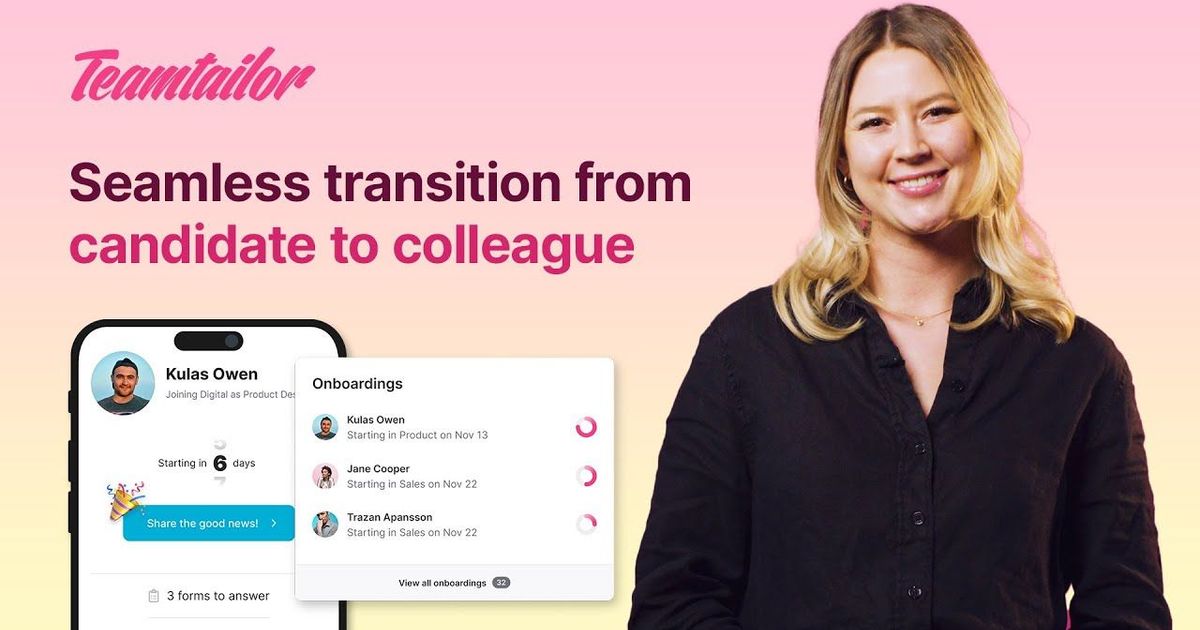 Seamless Onboarding with Teamtailor – Engage & Retain Talent